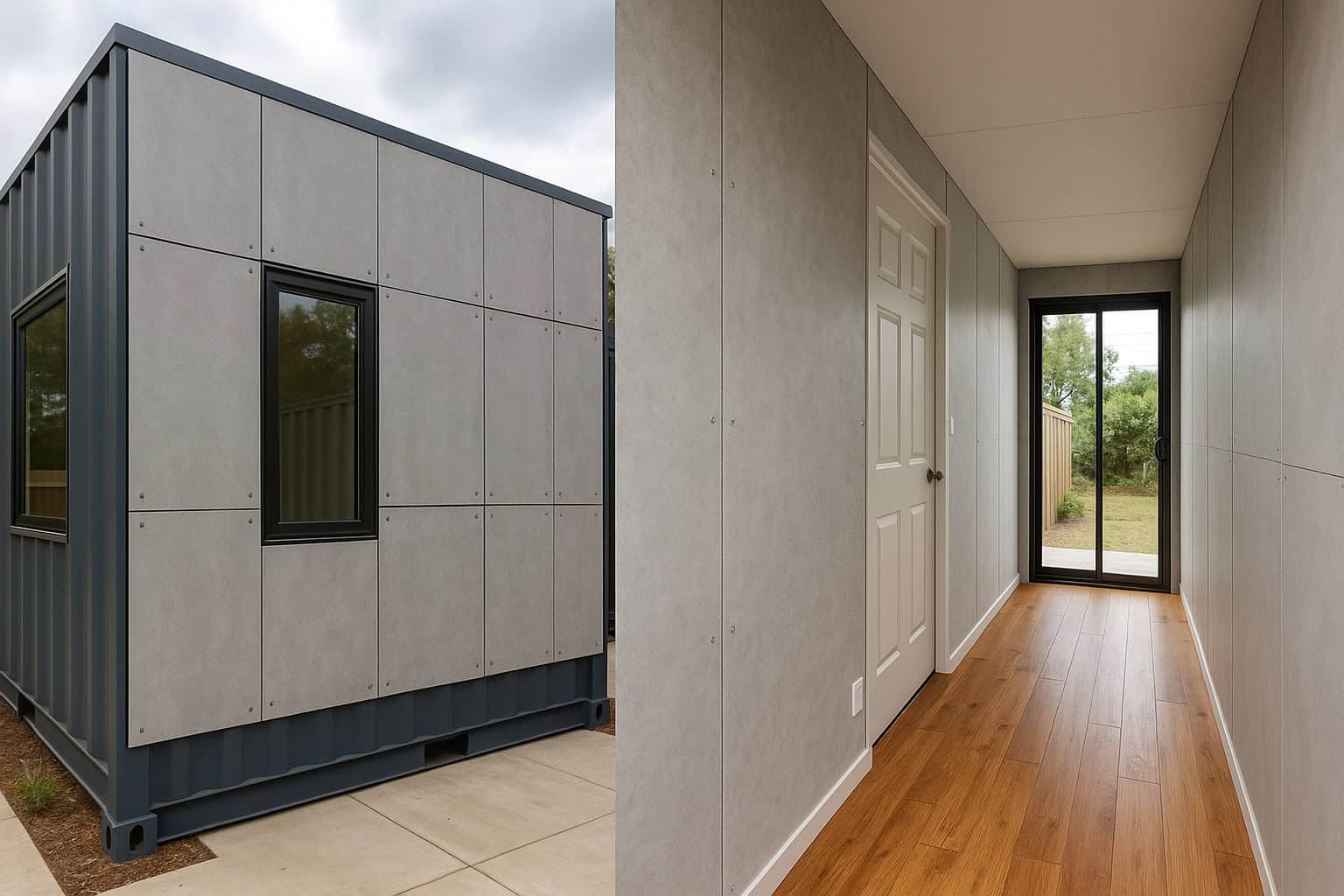 Fiber Cement Boards in Container Homes | Exterior vs Interior