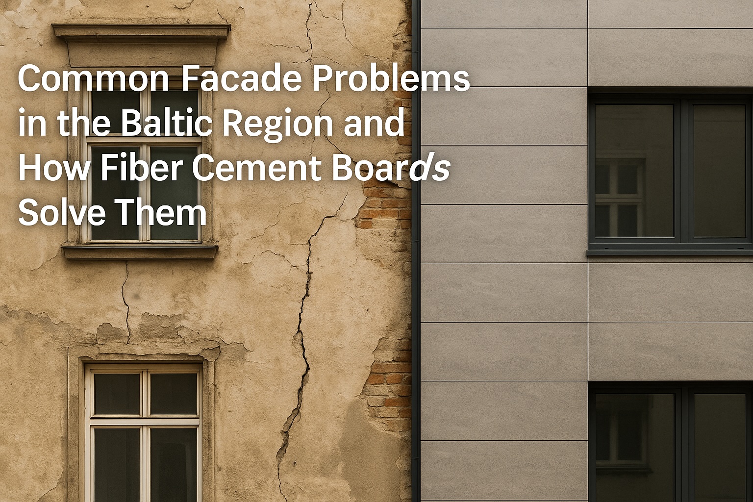 Common Facade Problems in the Baltic Region and How Fiber Cement Boards ...
