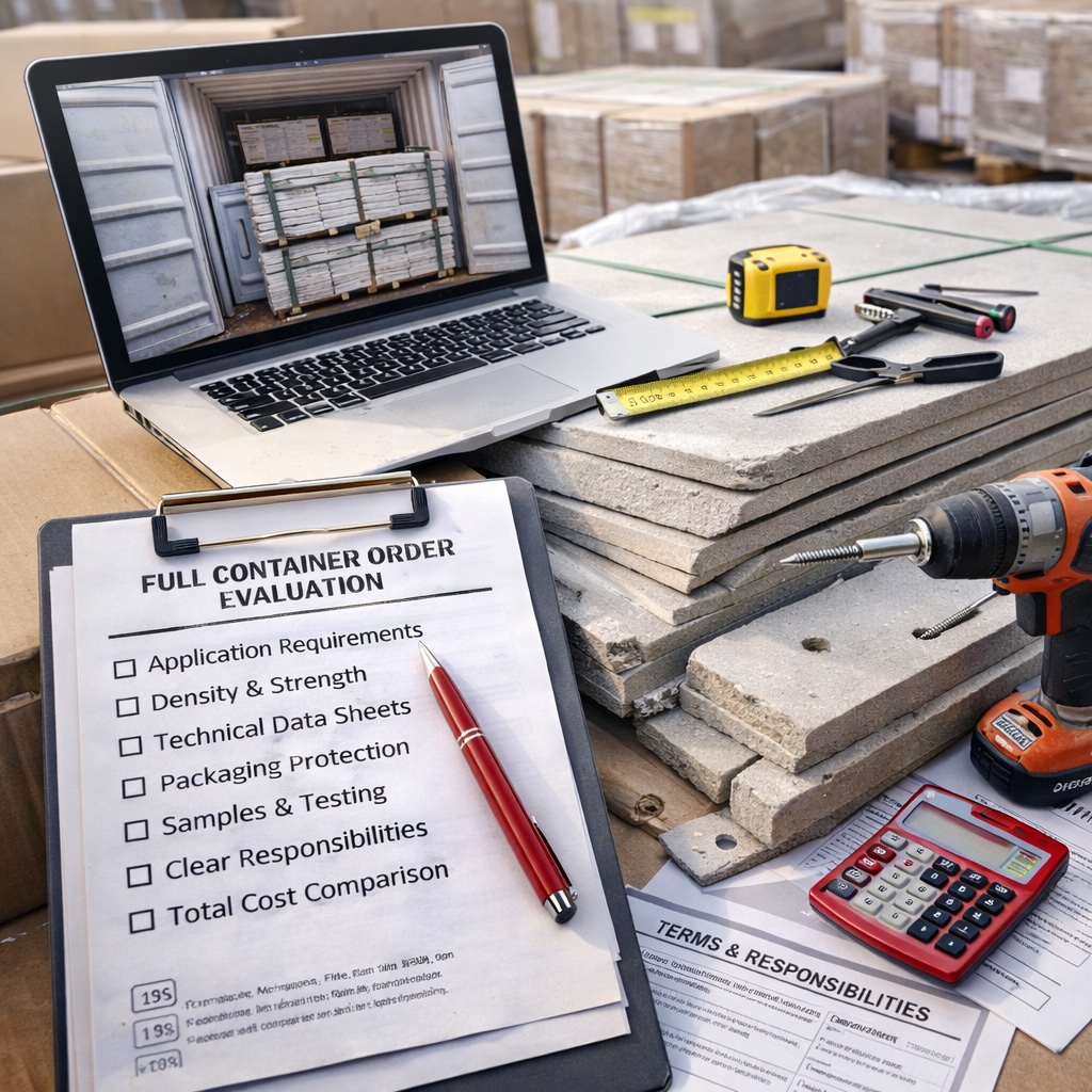 How to Choose Fiber Cement Board for Full Container Orders