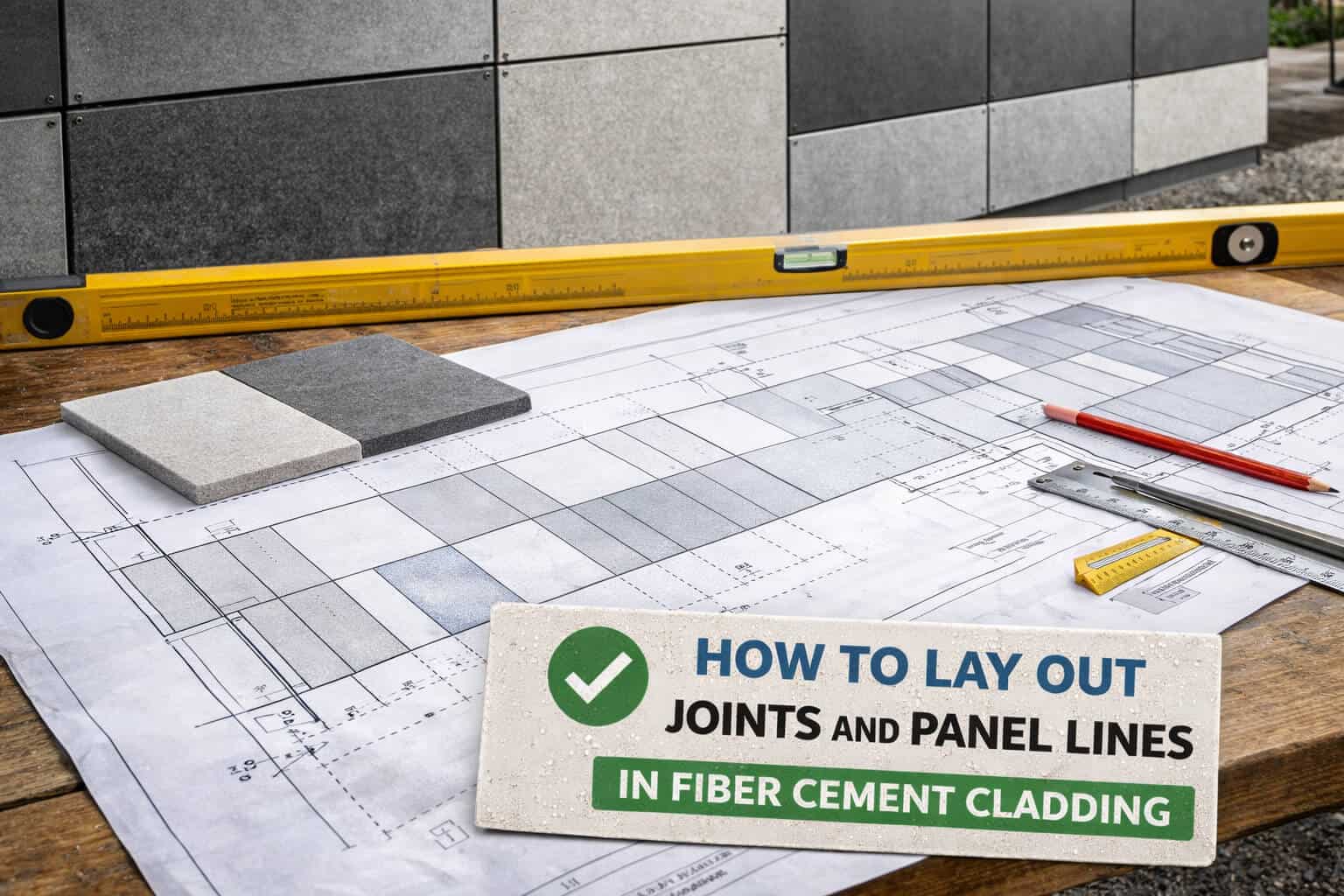 How to Lay Out Joints and Panel Lines in Fiber Cement Cladding